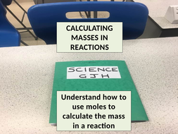 Calculating masses in reactions | Teaching Resources
