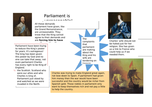 English Civil War Assessment | Teaching Resources