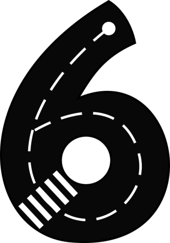 Road numbers for number tracing with a toy car | Teaching Resources