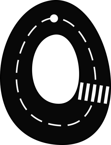 Road numbers for number tracing with a toy car | Teaching Resources