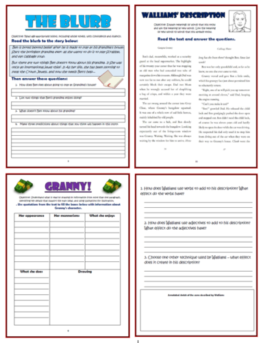 Gangsta Granny KS2 Comprehension Activities Booklet! | Teaching Resources
