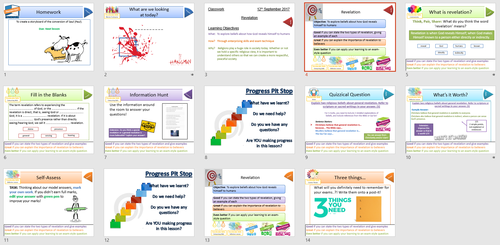 AQA Existence of God: Revelation - Whole Lesson | Teaching Resources