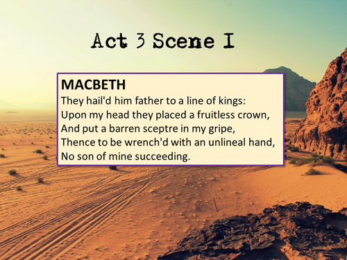 Macbeth Key Quote Posters | Teaching Resources