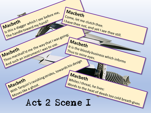 Macbeth Key Quote Posters | Teaching Resources