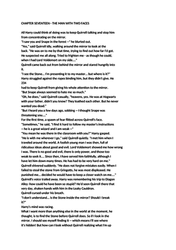 Harry Potter Extracts | Teaching Resources