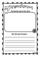 CHRYSANTHEMUM book and name activity pack for back to school | Teaching ...
