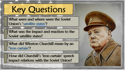 Soviet Satellite States & Churchill Iron Curtain - Cold War - GCSE ...