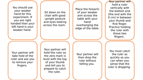 Biology required practical reaction time whole lesson pack | Teaching ...