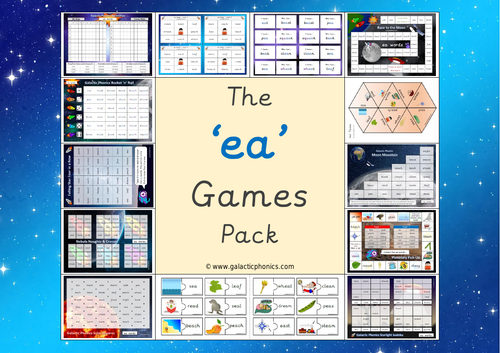 The 'ea' Phonics Games Pack | Teaching Resources