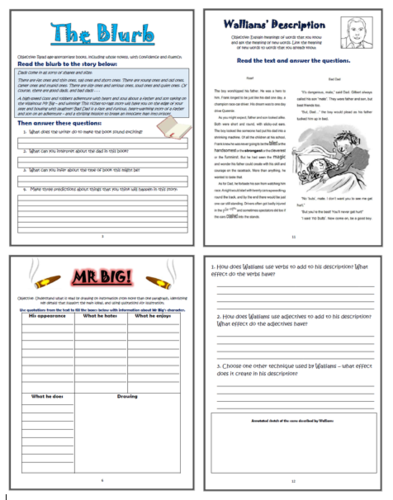 Bad Dad KS2 Comprehension Activities Booklet! | Teaching Resources