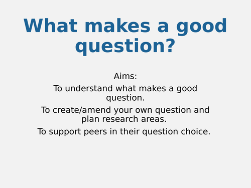 L3 Extended Project Qualification (EPQ) - whole course | Teaching Resources