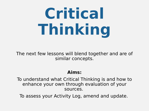 L3 Extended Project Qualification (EPQ) - whole course | Teaching Resources