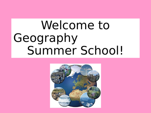 Summer School- Continents of the World: 2 Lessons (Human and Physical ...