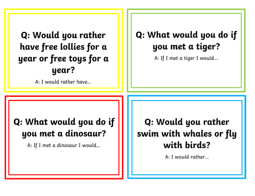 Circle time questions | Teaching Resources