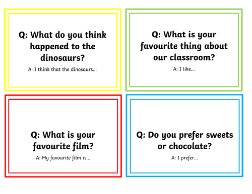 Circle time questions | Teaching Resources