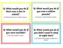 Circle time questions | Teaching Resources