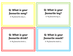 Circle time questions | Teaching Resources
