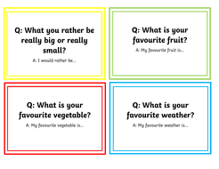 Circle time questions | Teaching Resources