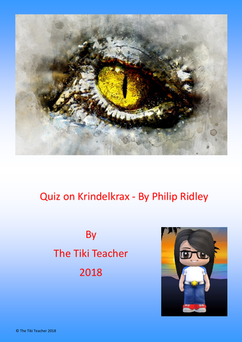Quiz on Krindlekrax by Philip Ridley | Teaching Resources