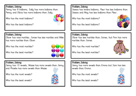 Ordering objects, Autumn Block 1, Year 1 | Teaching Resources