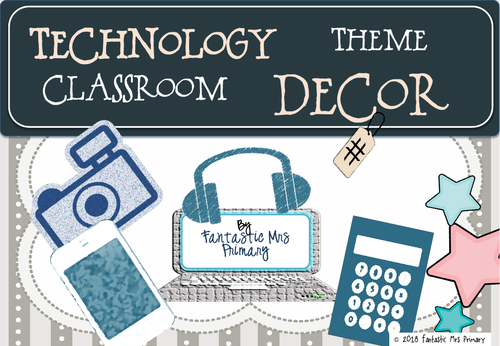 Technology Theme Classroom Decor | Teaching Resources