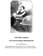 Women's History: Famous Women in Ancient History, Hypatia(First Female ...