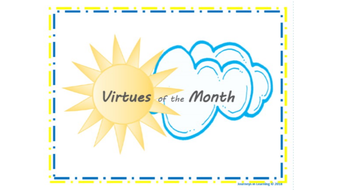 Virtues of the Month (Editable) | Teaching Resources
