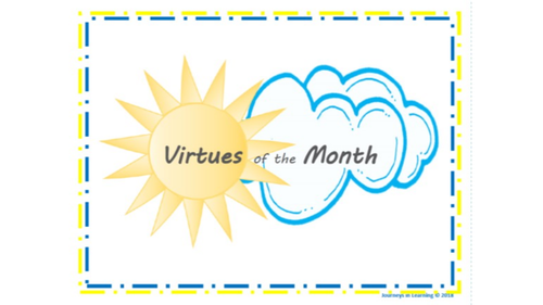 Virtues of the Month (Editable) | Teaching Resources