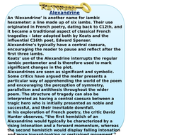 Keats Lamia Part I (AQA Aspects of Tragedy) | Teaching Resources