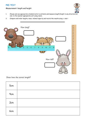 Pre and Post Assessment Year 2 Maths Spring | Teaching Resources