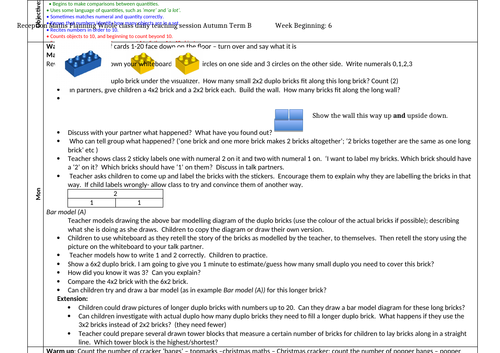 Autumn 2 Lesson Plans for Maths Mastery in the Early Years | Teaching ...