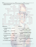 Comparative Adjectives Spanish Crossword Puzzle | Teaching Resources