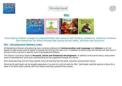 EYFS 2-5 years Only One You - week plan | Teaching Resources