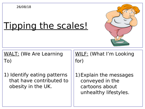 Obesity - Tipping the Scales | Teaching Resources