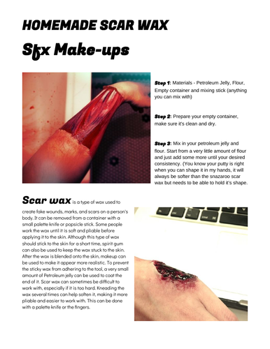 Special Effects Makeup WOUNDS & CUTS | MY MUA | Teaching Resources
