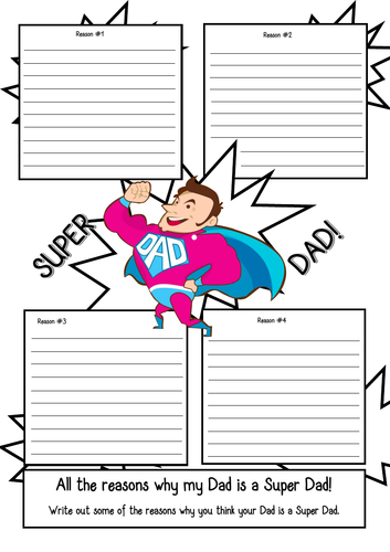 Father's Day Worksheets (Primary) | Teaching Resources