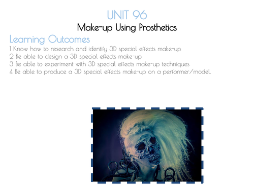Makeup PROSTHETICS | Full Unit Bundle | Teaching Resources