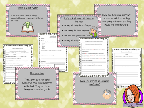 Writing Plot Twists – Gangsta Granny | Teaching Resources