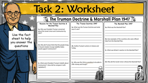 Truman Doctrine & Marshall Plan - Cold War - GCSE History Edexcel ...