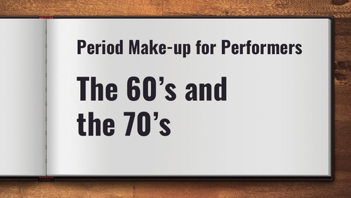 Makeup HISTORICAL PERIOD | Intro to PUNK MOD | 2 Lessons | Teaching ...