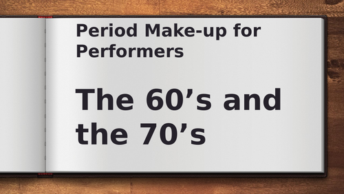 Makeup HISTORICAL PERIOD | Intro to PUNK MOD | 2 Lessons | Teaching ...