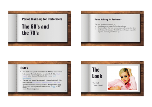 Makeup HISTORICAL PERIOD | Intro to PUNK MOD | 2 Lessons | Teaching ...