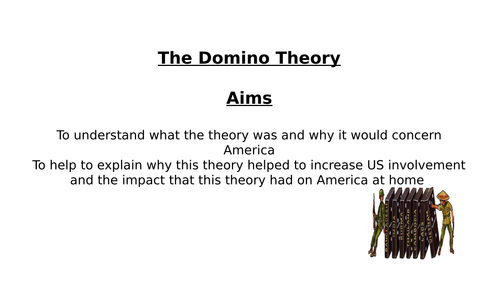 The Domino Theory, AQA 8145, Conflict and tension in Asia | Teaching ...