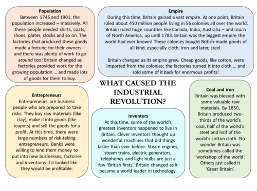 Industrial Revolution | Teaching Resources