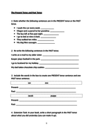 KS2 ENGLISH /EAL: SPAG: TENSES -Presentation & worksheets. Present ...