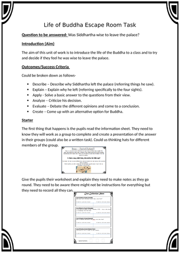 Did Jesus Exist Escape Room Complete Lesson | Teaching Resources