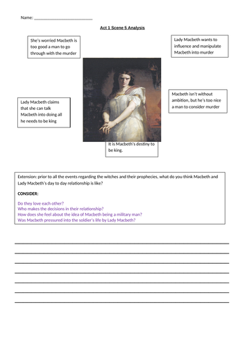 Macbeth Scheme of Work GCSE | Teaching Resources