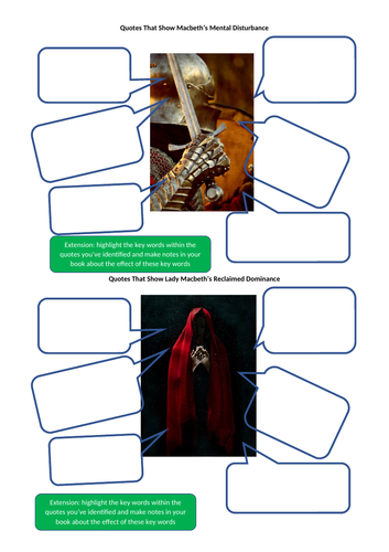 Macbeth Scheme of Work GCSE | Teaching Resources