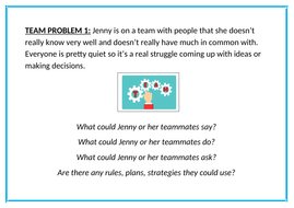 Teamwork - 10 Scenarios to discuss to promote smooth teamwork and ...