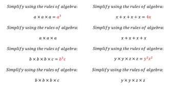 Algebraic notation / #GoForItStarter | Teaching Resources